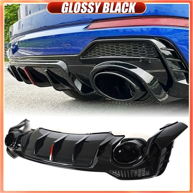 FOR AUDI Q3 S-Line 2021-2022 Rear Bumper Diffuser Lip Exhaust Tip ...