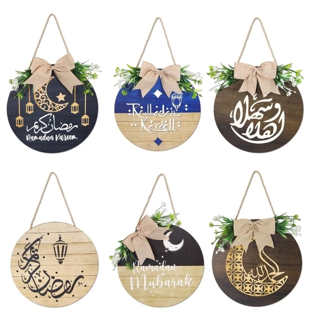 WOODEN DOOR SIGN Middle Eastern Festival Welcome Sign Decoration for ...
