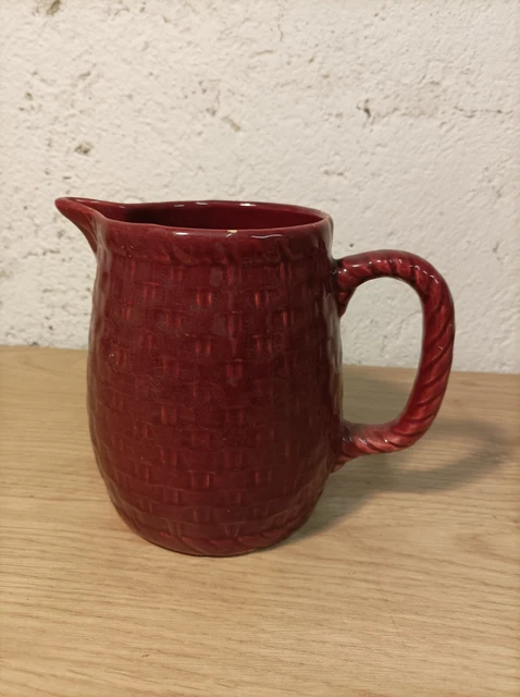 ANCIEN PICHET EN Faïence Couleur Grenat ( G) EUR 10,00 - PicClick FR