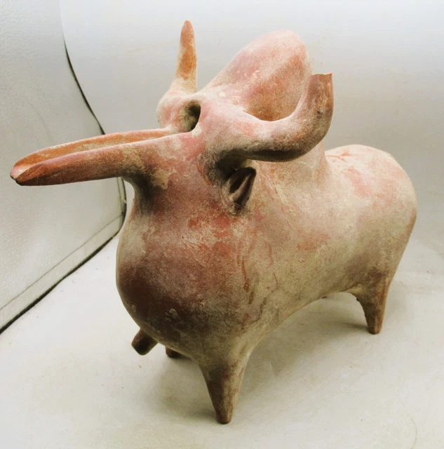 A424 ANCIENT NEAR Eastern Amlash Terracotta Rhyton Vessel. Museum ...
