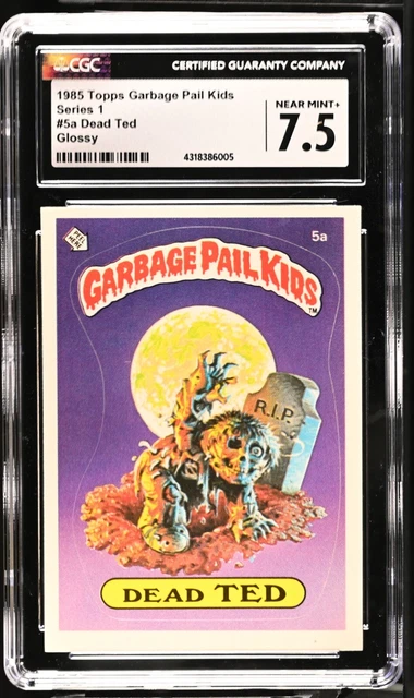 DEAD TED 5A 1985 Garbage Pail Kids Series 1 Glossy Topps CGC 7,5 ...