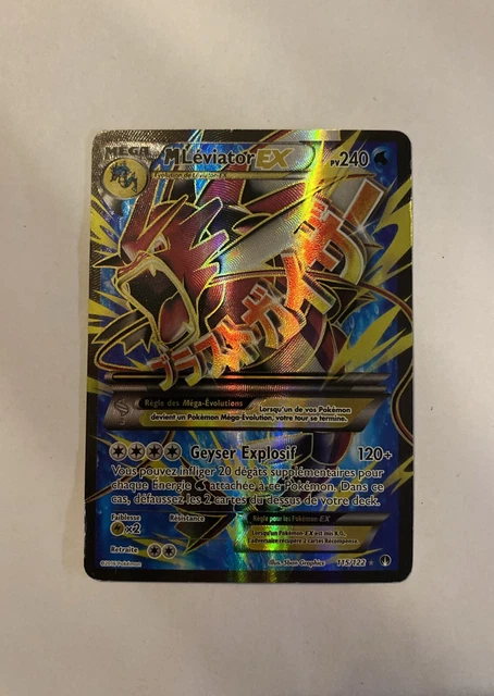 CARTE POKÉMON : M Léviator EX 115/122 XY Rupture Turbo Française EUR 25 ...