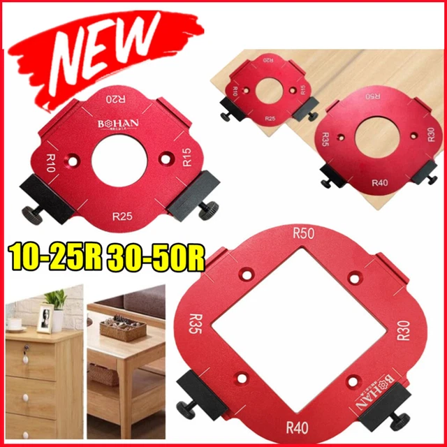 4 IN 1 Arc Angle Positioning Template, Corner Radius Jig Router ...