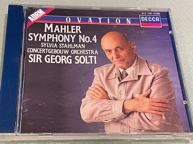 GUSTAV MAHLER - Symphony No. 4 - Sir Georg Solti - CD Album - 1961/1988 Decca EUR 9,32 - PicClick IT