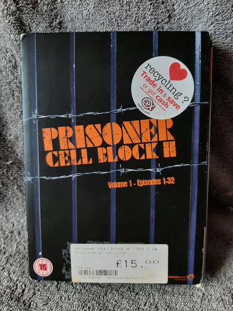 PRISONER CELL BLOCK H - VOLUME 1 - EPISODES 1-32 UK DVD 8 Disc £9.99 ...