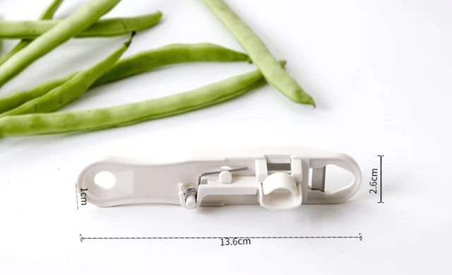 GREEN BEAN SLICER French Style Strings Remover Runner Beans Peeler Bean ...