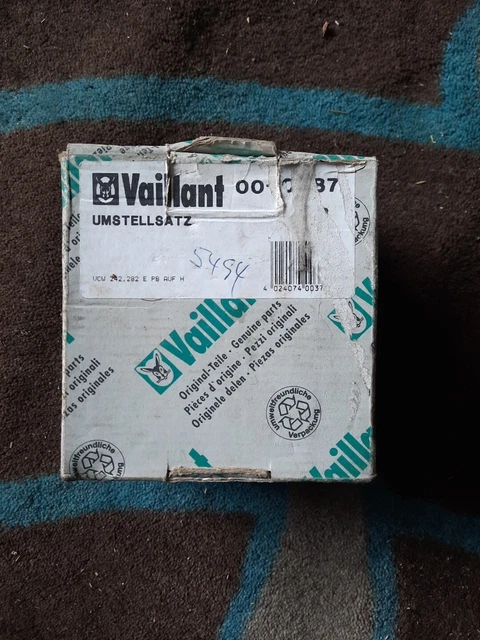VAILLANT GASART UMSTELLSATZ 00-0887 H Gas für VCW 242 282 E PB auf H NEU 2091 EUR 90,00 ...