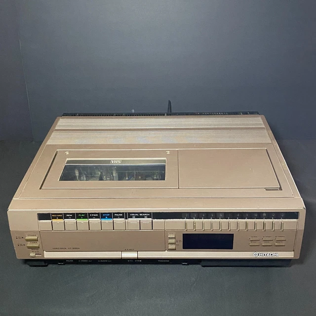 HITACHI VT-9100A TOP Loader VCR Video Cassette Tape Deck ISSUES READ ...