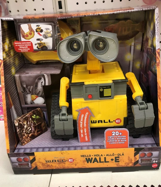 DISNEY PIXAR HELLO WALL-E Remote Control Interactive Robot Toy Light ...