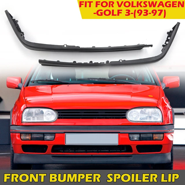 FRONT BUMPER LIP Spoiler Splitter Valance VR6 Look Fit For VW Golf MK3 ...