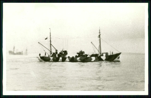 FOTO AK U-BOOT Unterseeboot U-Jäger - 12. U-Jagdflottille 1939 bei ...