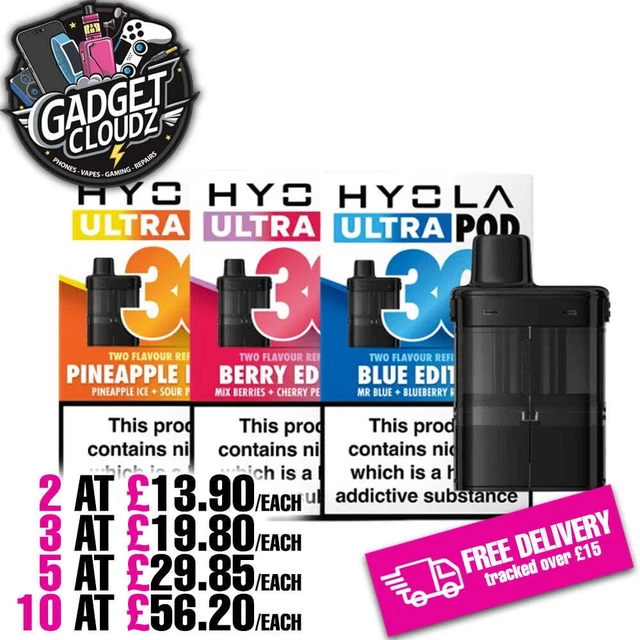 HYOLA ULTRA 30K Puffs Refill Pods Prefilled - MINIMUM ORDER 2PCS £6.95 ...