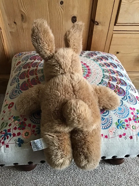 1986 THE MANHATTAN Toy Company Brown Bunny Rabbit Plush Soft Toy 10" £ ...