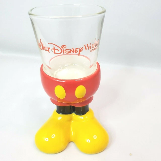 VINTAGE DISNEY WORLD Disney Land Mickey Mouse Body Shot Glass Man Cave ...