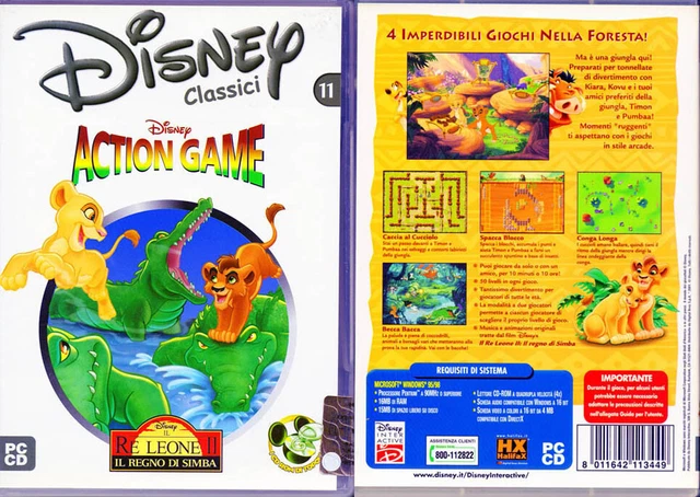 PC CD-ROM: DISNEY ACTION GAME IL REGNO di SIMBA RE LEONE 2 - COME DA ...