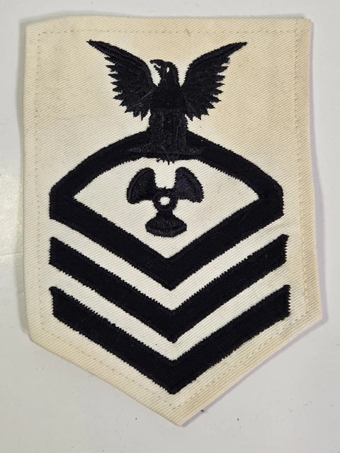 🔥US NAVY PETTY Officer 1st Class Patch - Radioman - White Uniform ...