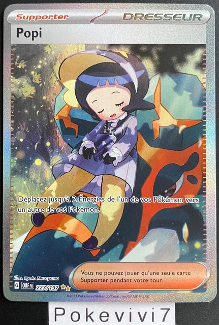 CARTE POKEMON POPI 227/197 FA Full Art EV3 Ecarlate et Violet OBF FR ...