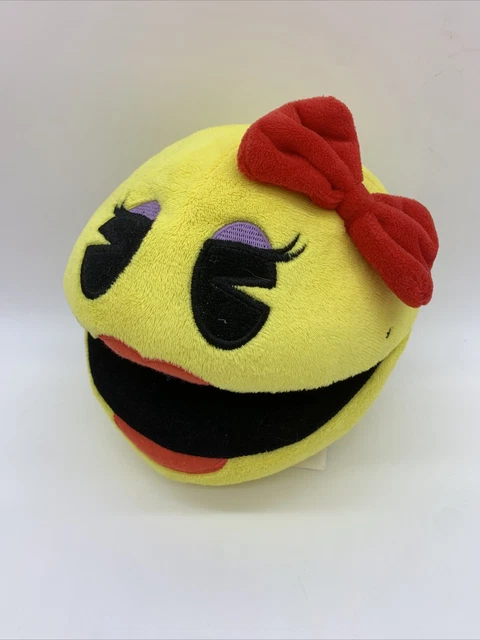 Ms Pac Man 7and Plush Soft Toy Female Pac Man Bandai Namco Cuddly Toy Miss Pacman £1500