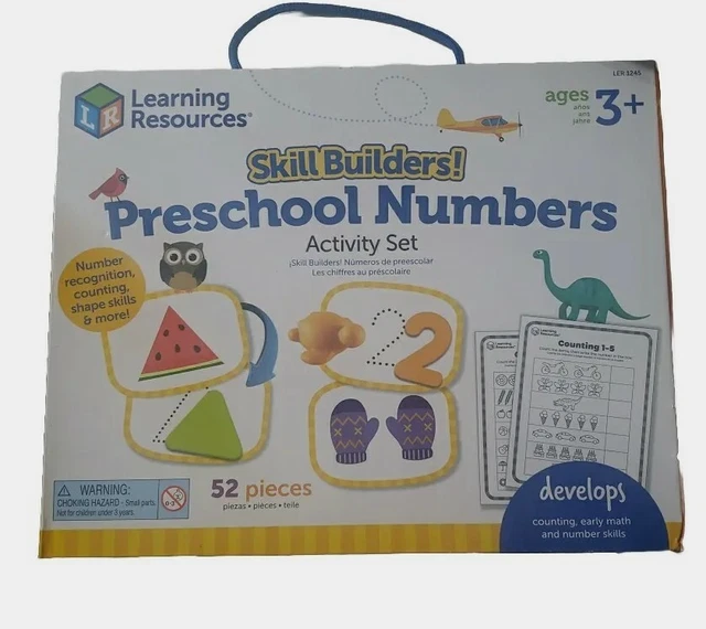 LEARNING RESOURCES SKILL Builders! Preschool Numbers Activity Set - NEW ...