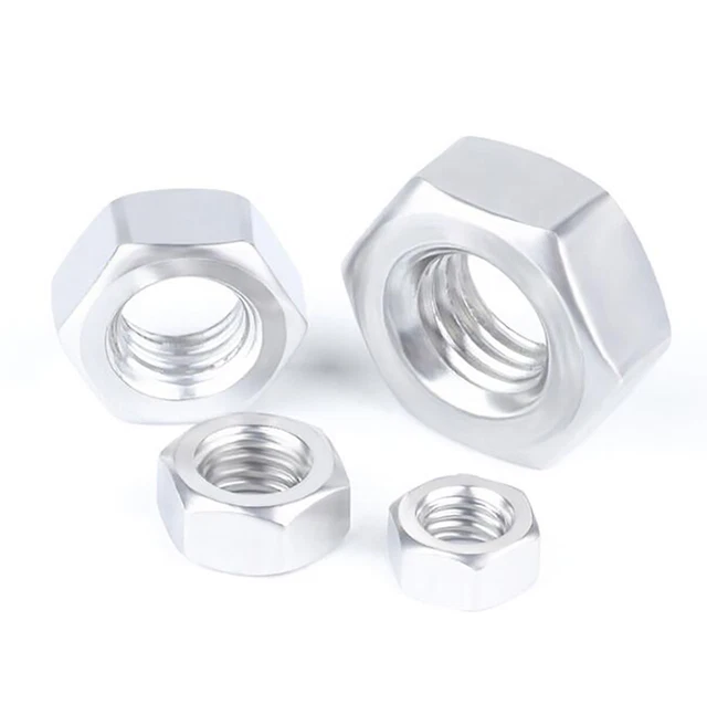 M4 M5 M6 M8 M10 M12 M14 M16 M20 Aluminum Hexagon Full Nuts DIN934 Alu Hex Nut $2.89 - PicClick AU