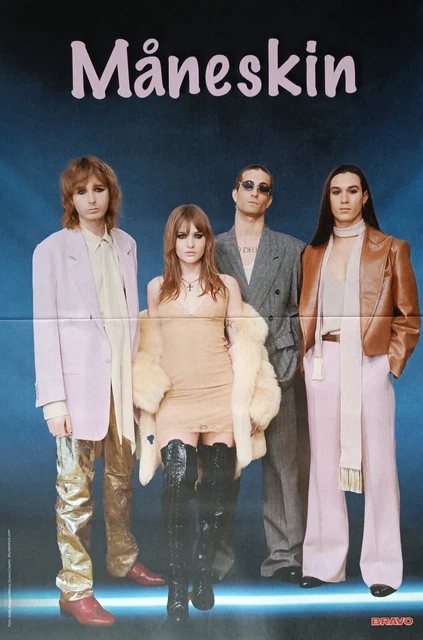 MANESKIN - A3 Poster (42 x 28 cm) - Clippings Collection Sammlung BRAVO ...