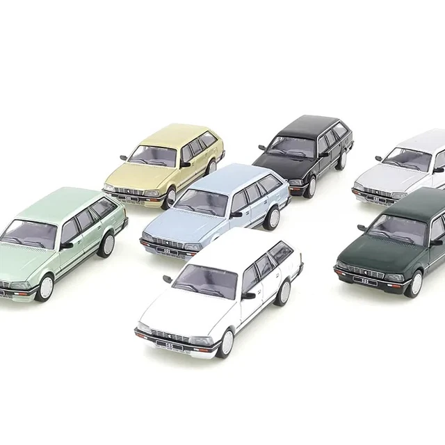 PEUGEOT 505 SW 1/64 scale diecast model by DCT (Die cast team) in Silver £7.50 - PicClick UK