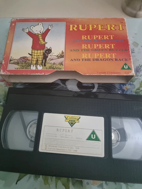 RUPERT THE BEAR,AND The Mares Nest ,1990 Vhs £9.04 - PicClick UK