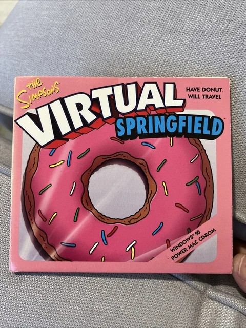 VINTAGE: THE SIMPSONS: Virtual Springfield (PC CD ROM: Power Mac and ...