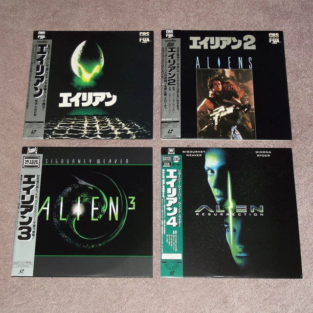 ALIEN QUADRILOGY [ALIEN/ALIENS/ALIEN 3/Resurrection] - 4 x JAPAN ...