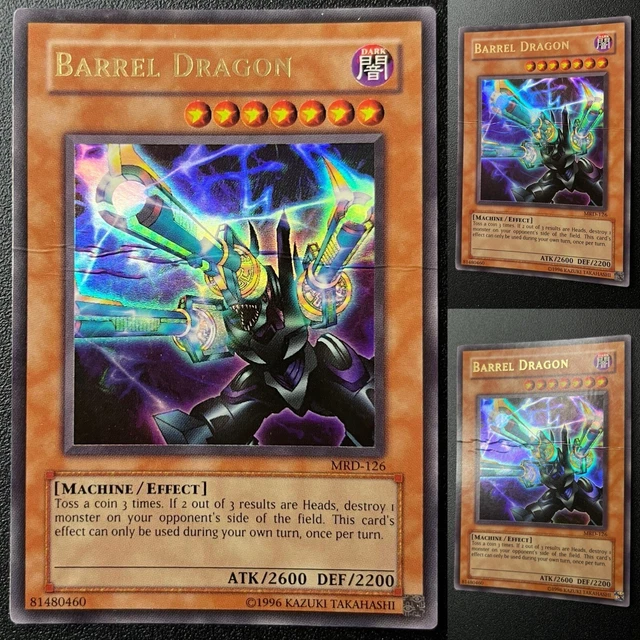YU-GI-OH! BARREL DRAGON - MRD-126 - Ultra Rare - Unlimited Edition ...