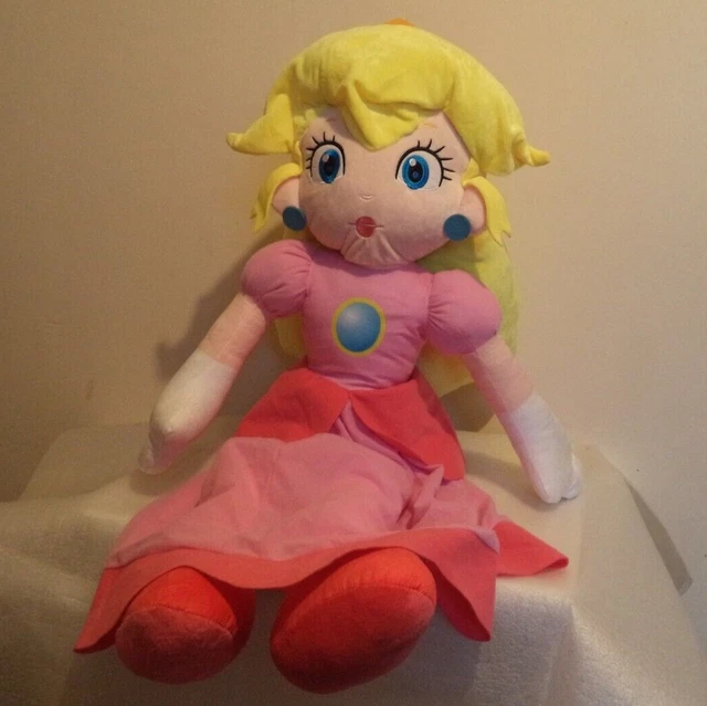 VERY RARE OFFICIAL Nintendo Super Mario Princess Peach Plush Teddy ...