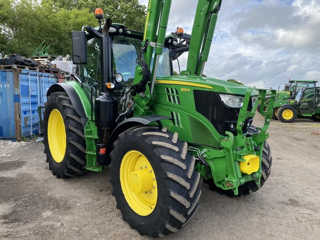 2019 JOHN DEERE 6155R Ultimate Edition 663 Loader Front Links & PTO ...