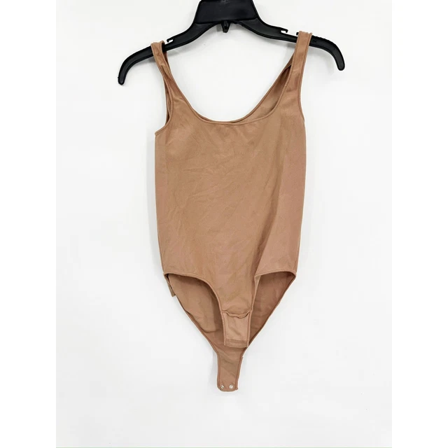 SKIMS ESSENTIAL SCOOP Neck Bodysuit Sienna Size S/M £35.65 - PicClick UK