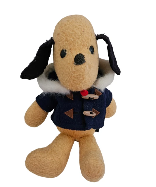 HENRY DOG VINTAGE soft toy teddy wearing a coat 1970's 17" Animal fair ...