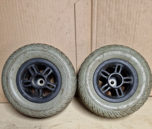 RASCAL ECO 4 Mobility Scooter Pair Of Front Wheels 200x75 £29.99 ...