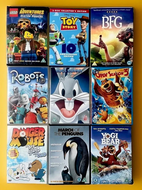 DVD BUNDLE DISNEY LEGO WB Children Family Movies FREE P&P Animated ...
