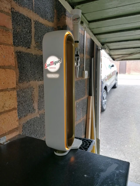 SAN MIGUEL LIGHT Up Beer Pump / Tap / Font With Transformer. Pub / Bar ...