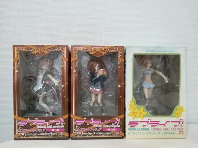 LOVE LIVE HONOKA Figure 3 set (non usato) FuRyu Complete Vol_1 & 2 ...
