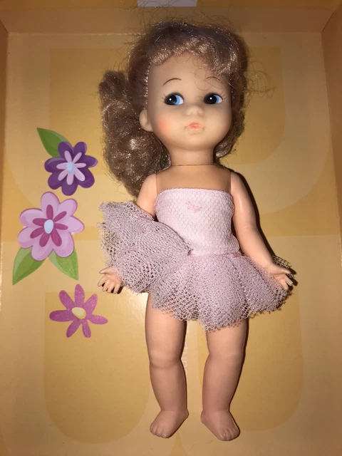 RARE BLUE EYED 1974 Amanda Jane Doll - Ash Blonde Hair- Pink Ballerina ...