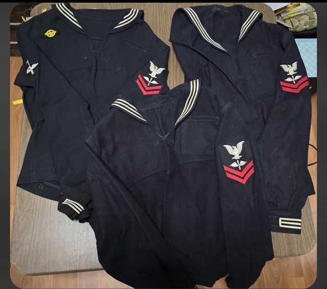 HUGE WW2 NAVAL group uniform, photos, dog tags and more £259.32 ...