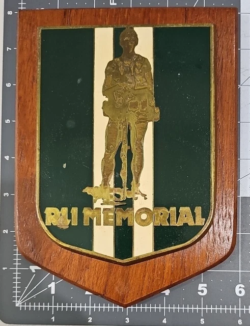 RHODESIAN LIGHT INFANTRY RLI "THE TROOPIE" Trooper Memorial Plaque ...