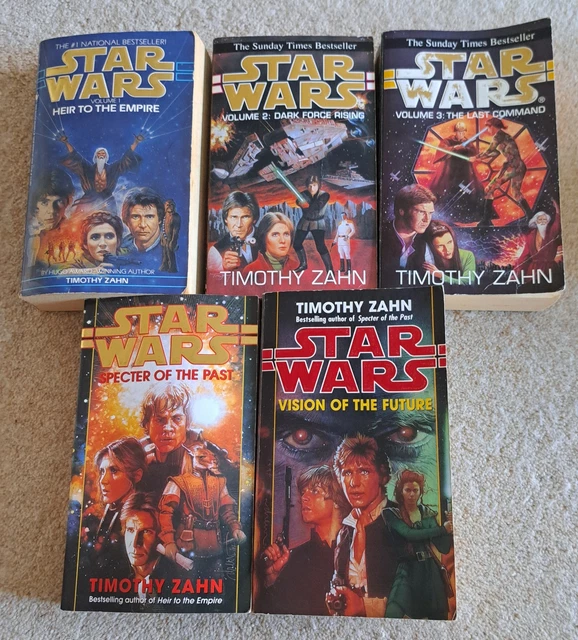 STAR WARS THRAWN books x5 LOT by Timothy Zahn 1990s Paperbacks £21.50 ...