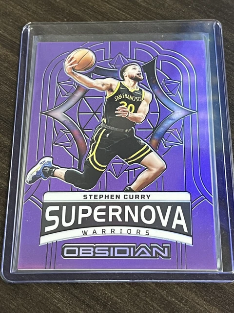 2023-24 OSSIDIANA STEPHEN Curry Supernova viola alluvione incisione ...