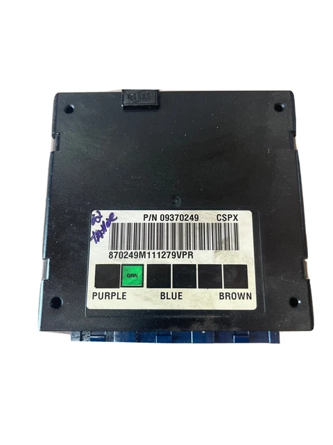 2001 CHEVROLET TAHOE Yukon Body Control Module BCM BCU Unit P: 09370249 ...