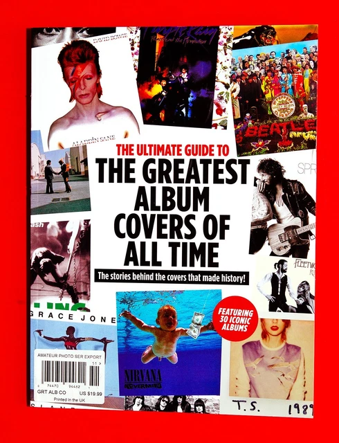 GREATEST ALBUM COVERS Of All Time Magazine 2025 Nirvana The Beatles ...