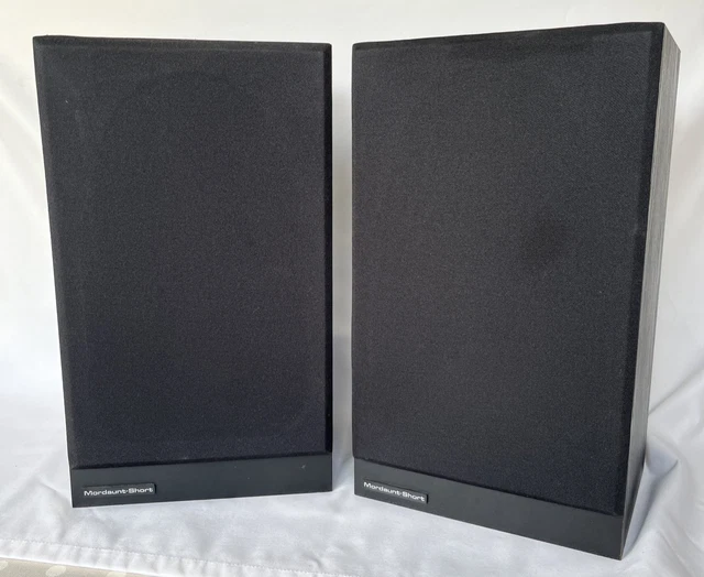 MORDAUNT SHORT PASSIVE Speakers MS20 Black Ash Wood Surround £40.20 ...