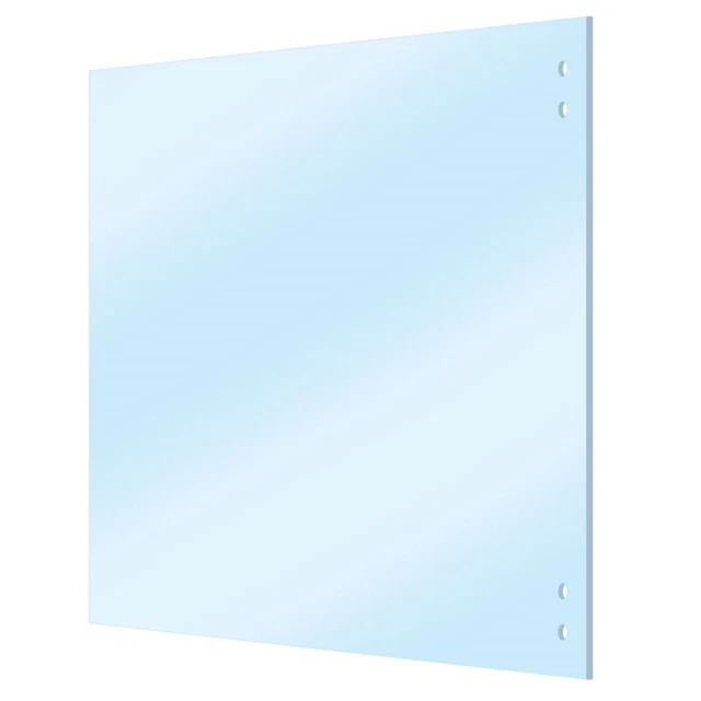VIC NEW LIFESTYLE Frameless Hinged Glass Panel 1000 x 1200 x 12mm $127. ...