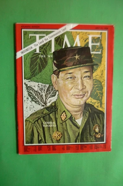 TIME MAGAZINE JULY 15, 1966 General Suharto Haji Grandes Meuleuses ...