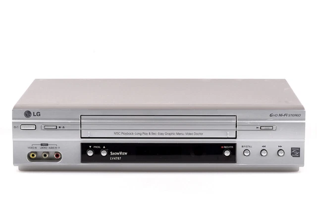 LG LV4787 VHS Vcr / 6 Head Hifi Stereo / Serviced 1 Year Warranty £105. ...