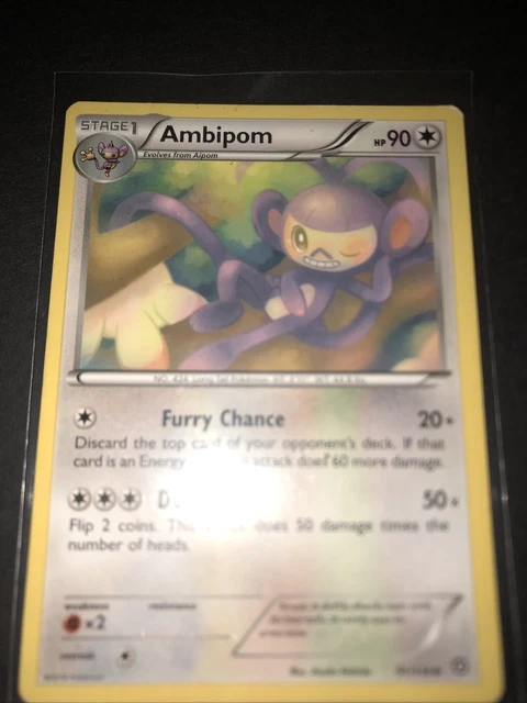AMBIPOM - 91/114 Uncommon XY Steam Siege Pokemon Card EUR 0,30 ...